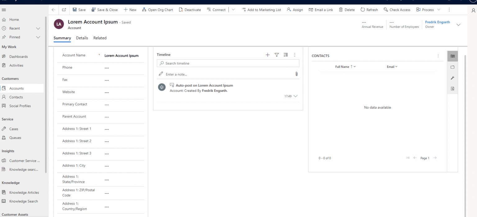Creating side panes using Xrm.App.sidePanes client API in Dynamics 365 CE - Fredrik Engseth